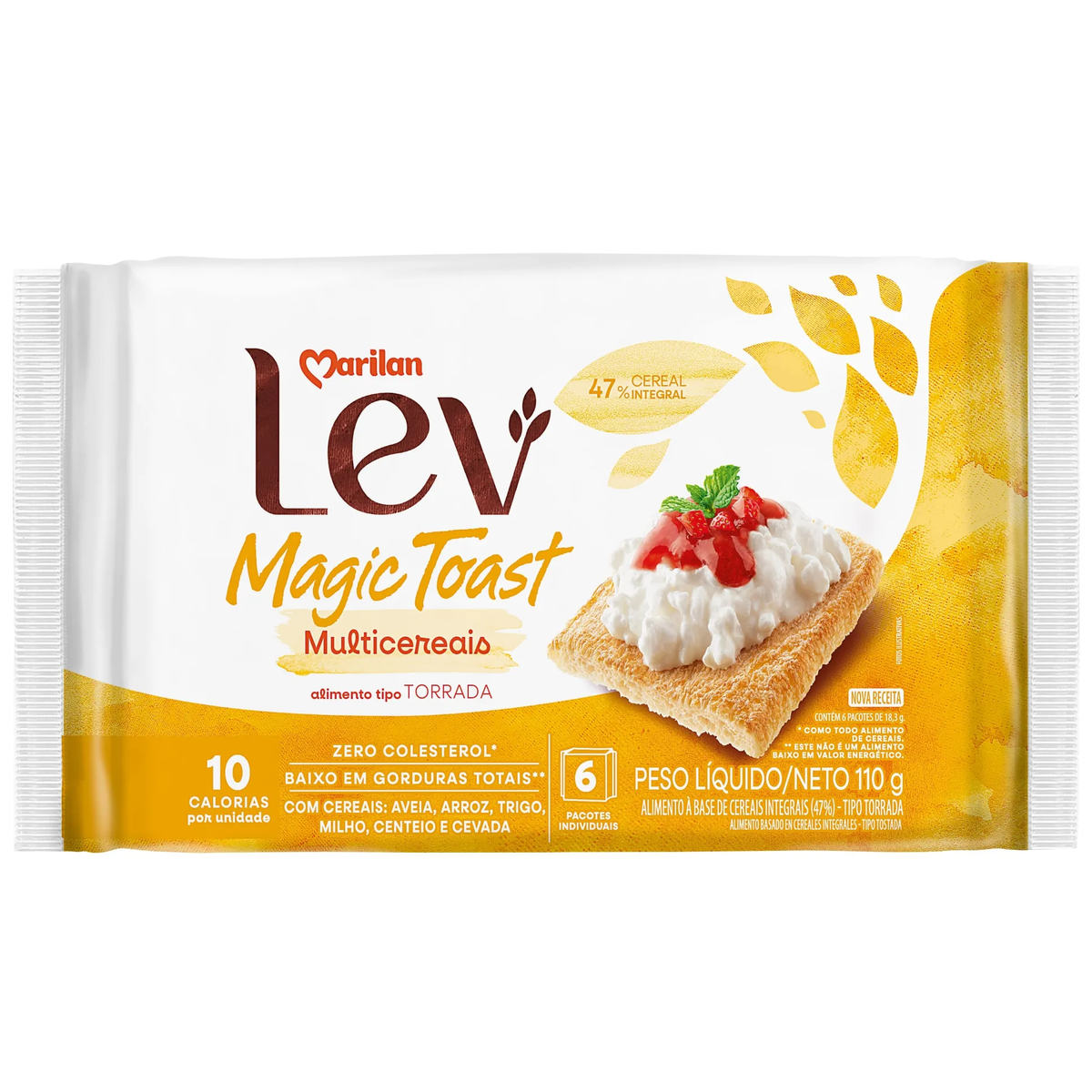 Magic Toast Multicereais Marilan 110g
