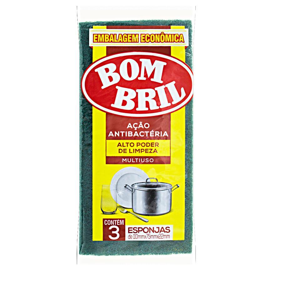 MULTIPURPOSE SPONGE BOMBRIL 3PK