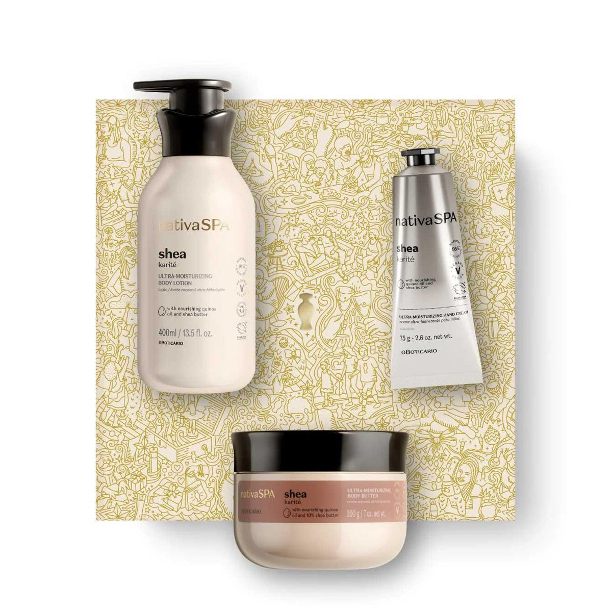 Nativa Spa Shea Holiday Gift Set – RememBR