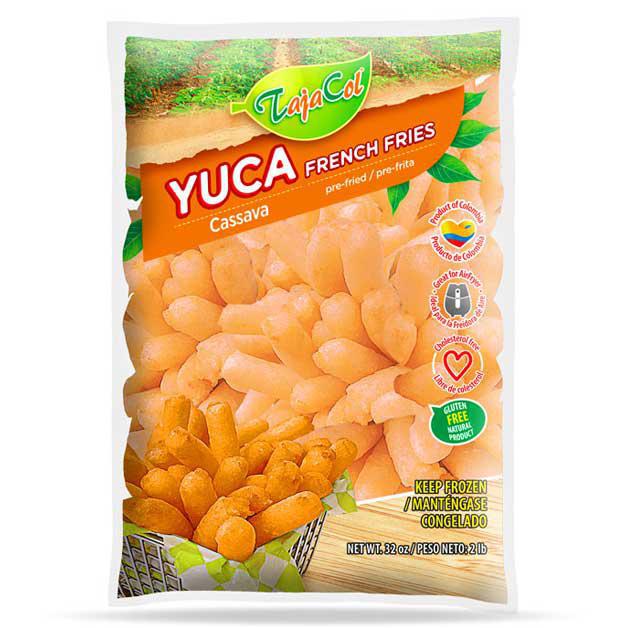 Yuca Fries Tajacol 2lbs | Frozen Cassava French Fries